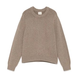 Khaite Femme, Pulls, Beige, Taille: 38 FR Crew Neck Knit Sweater