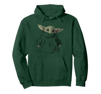 Star Wars The Mandalorian Grogu Zeichnung Pullover Hoodie