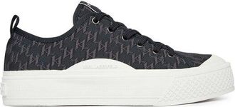 Karl Lagerfeld Sneakers aus Stoff Kampus Max V KL50516 Dunkelblau