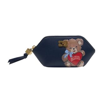 Ganni Bou M&uuml;nzb&ouml;rse B&auml;r-Portemonnaie - - Accessories - Damen - Schwarzk - ONE SIZE