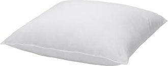 Pikolin Home Quadratisches Faser Kissen und Bezug 100% Baumwolle, mittlere Festigkeit, 45 x 45 cm, Höhe 16 cm