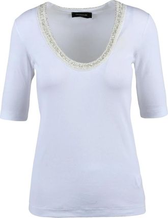 Fabiana Filippi Femme, Tops, Blanc, Taille: 40 FR T-Chemises