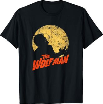 Universal Monsters The Wolfman Moonlit Silhouette T-Shirt