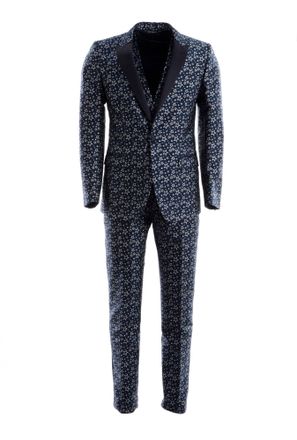 Dolce & Gabbana Men Stars 3 Pieces 1 Button Suit