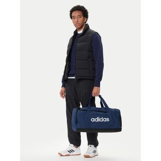 adidas Tasche adidas Linear Duffel Medium IN6116 Dunkelblau