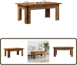 vidaXL Couchtisch Altholz-Optik 100x60x42 cm Holzwerkstoff - Vidaxl