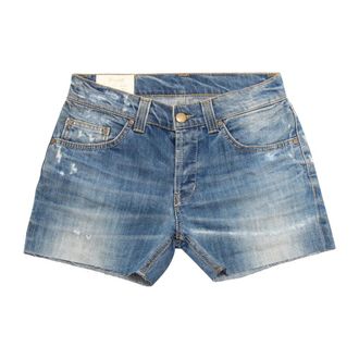 Dondup Distressed Bermuda Shorts mit Stilvollen Rissen - - Shorts - Damen - Blau - W27