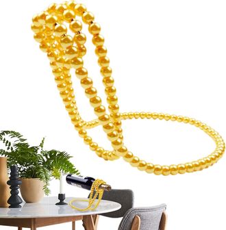 Generic Einfacher Wein Portabottilili - Perlen aus Perlen f&uuml;r Tischdekoration | Single -Suspended Wein -Suspended Wine Holder, Geschenk f&uuml;r Wein Liebhaber