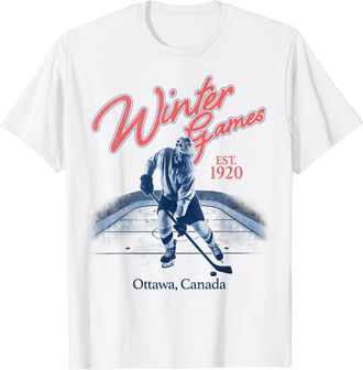 Trendy Apparel Winter Games Ottawa Canada Est.1920 Hocky T-Shirt