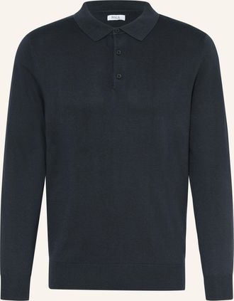 Paul Paul Strick-Poloshirt blau