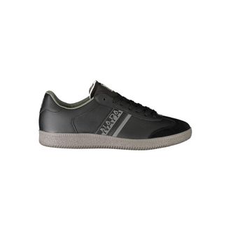 Napapijri Schwarzer Polyester-Sneaker mit Kontrastdetails - - Shoes - Herren - Schwarzk - 40 EU
