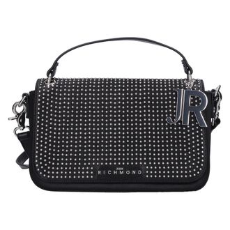 John Richmond Satin- und Nieten-Tasche - - Bags - Damen - Schwarzk - ONE SIZE