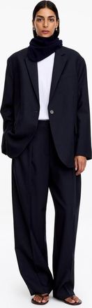 Arket Lockerer Wollblazer -Blau