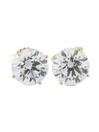 Luxury Bazaar diamond stud earrings - Or