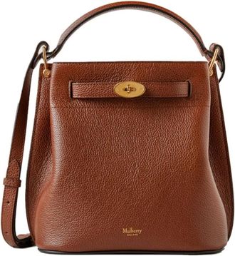 Mulberry Hh9395-552G110 Kleine klassische Bucket Bag mit Narbenleder - - Bags - Damen - Braun - ONE SIZE