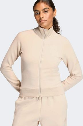 adidas adidas Performance - Soft Lux - Veste de surv&ecirc;tement ajust&eacute;e - Lin cristal-Neutre