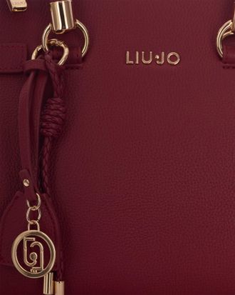 Liu Jo Eco-Leather Top-Handle Shoulder Bag - Red