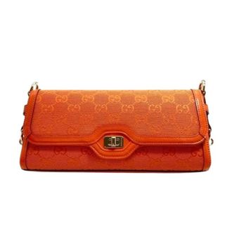 Gucci Sac &agrave; bandouli&egrave;re Pre-owned - Femme - Pre-owned - Orange - Taille: ONE Size