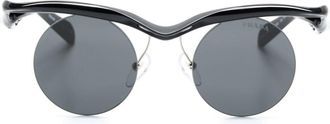 Prada Runde Morph Sonnenbrille - Schwarz
