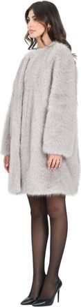 Max Mara Femme, Manteaux, Gris, Taille: 40 FR Eros Coat