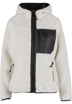 Brandit Women Teddyfl. Jacket Hood 15Y, Farbe: white, Größe: L