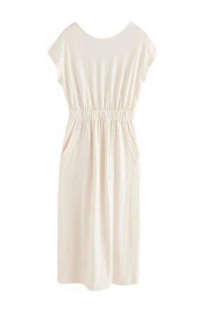 Next Midikleid Sommerliches T-Shirt-Midikleid aus 100 % Baumwolle (1-tlg)