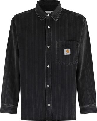 Carhartt Work in Progress Homme, Chemises, Noir, Taille: S Casual Shirt