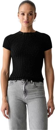 Guess Damen, Strickwaren, Schwarzk, LGr&ouml;&szlig;e