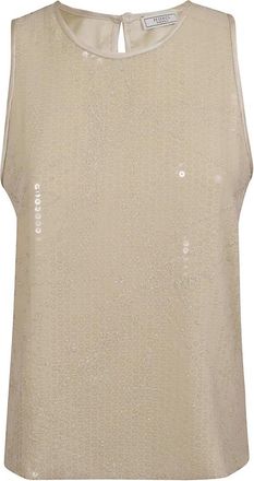 PESERICO Femme, Blouses et Chemises, Beige, Taille: 36 FR A08129.03702 Top
