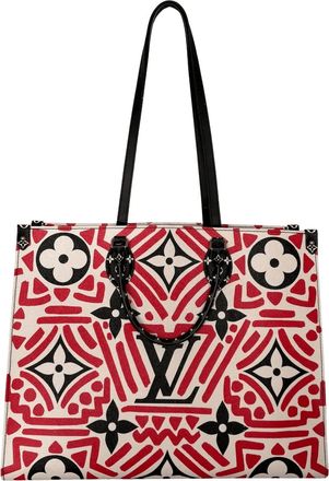 Louis Vuitton Crossbody Bags - Louis Vuitton Monogram Giant Crafty Onthego GM M45 - Gr. unisize - in Rot - f&uuml;r Damen