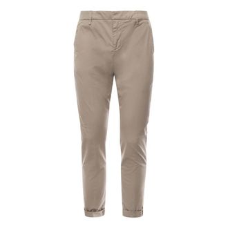 Dondup Schmale Chino-Hosen mit Taschen - - Trousers - Herren - Beige - W40