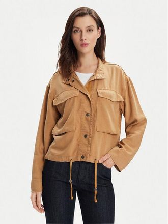 Only Hemdjacke Kenya 15308202 Braun Regular Fit