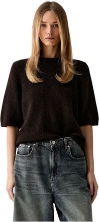 Gestuz Femme, Pulls, Brun, Taille: 42 FR Pulls &agrave; col rond