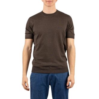 FILIPPO DE LAURENTIIS Rundhals-T-Shirt - - Knitwear - Herren - Braun - 2XL