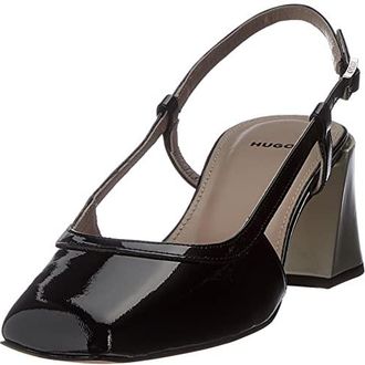 HUGO BOSS Femmes Sophy Sling60-P Escarpins à Talon Ouvert en Cuir Italien Verni