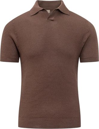 Rakk&igrave; Homme, Tops, Brun, Taille: M Polo Tokyo Scollo V
