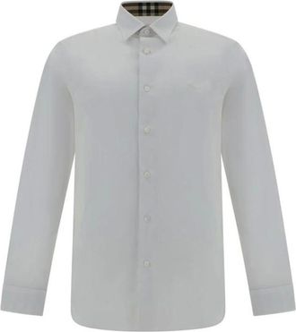 Burberry Homme, Chemises, Blanc, Taille: S Sherfield Casual Shirt