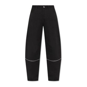 Moncler Weite Hosen - - Trousers - Damen - Schwarzk - XS