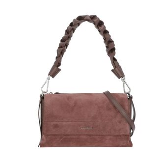 Coccinelle Sac port&eacute; &eacute;paule bimati&egrave;re en daim Boheme - Femme - Sacs - Rouge - Taille: ONE Size