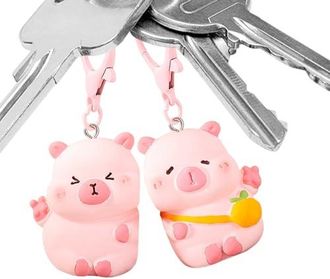 Generico Keechchain-keychain d&eacute;coratif couple | Keeychain magn&eacute;tique | Resign Casechain de voiture | Keechchain d&eacute;coratif en forme de sac &agrave; dos, motif de dessi