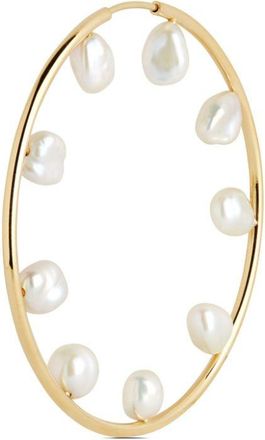 Maria Black Creole im Barock-Design, 50 mm - Gold