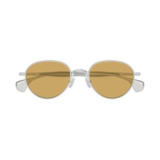 Bottega Veneta unisex, Accessoires, Gris, Taille: 50 MM Round Lunettes de soleil
