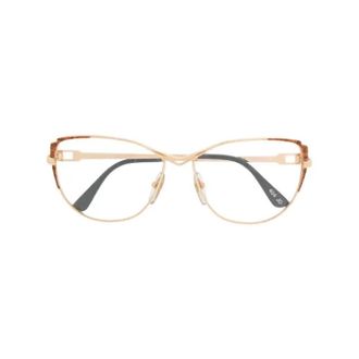 Saint Laurent Pre-owned Metall sonnenbrillen - - Pre-owned - Damen - Gelb - ONE SIZE