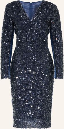 Marc Cain Cocktailkleid Mit Pailletten blau