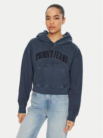 Tommy Jeans Sweatshirt DW0DW19413 Dunkelblau Boxy Fit