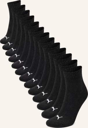 Puma Socken Quarter 12-Pack schwarz