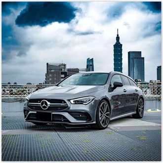 Generic Foto Bild Poster Wandkunst Dekor 100x100cm Mercedes Super Car Nr. H7927M_PL1EE