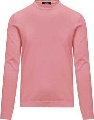 Bomboogie Homme, Pulls, Rose, Taille: L Girocollo Basic Crew Neck Jumper