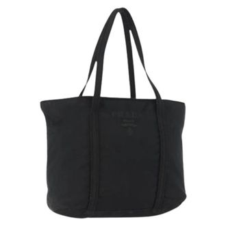 Prada Pre-owned Nylon Tote Bag - - Pre-owned - Damen - Schwarzk - ONE SIZE