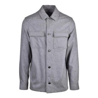 Incotex Leichte Jacke - - Jackets - Herren - Grau - L
